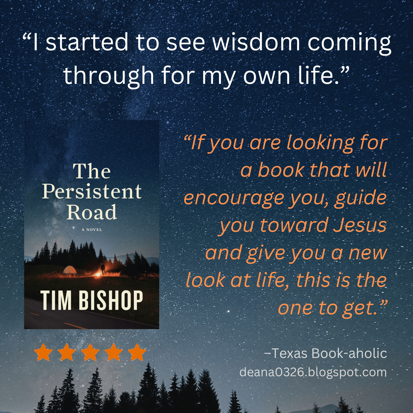 The Persistent Road Blog Tour - Tim Bishop